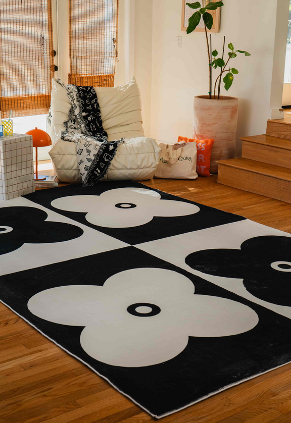 Multicolor Four Leaf Clover Rug – Lany Space