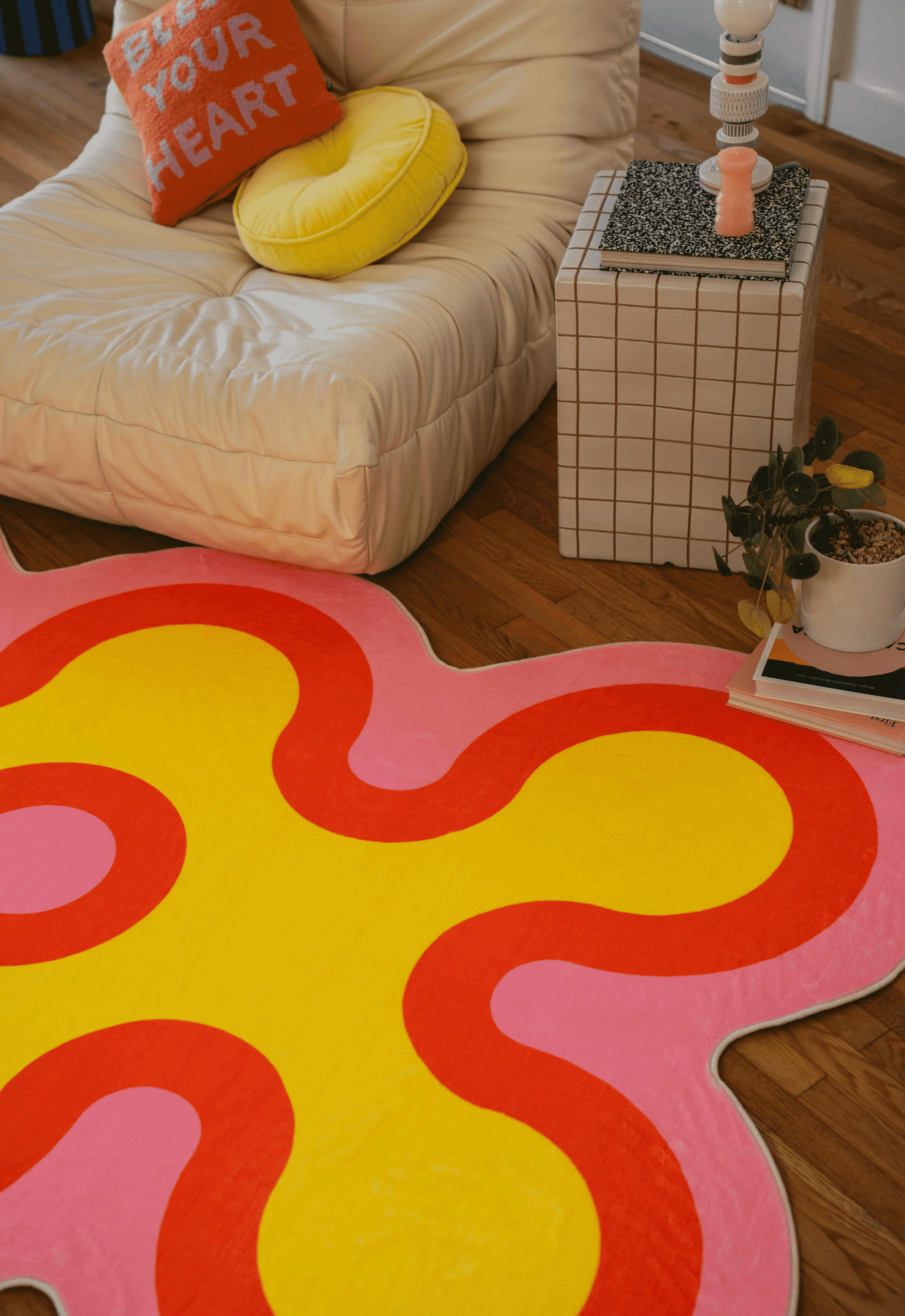 Johann Banta Irregular Coral Rug – Lany Space