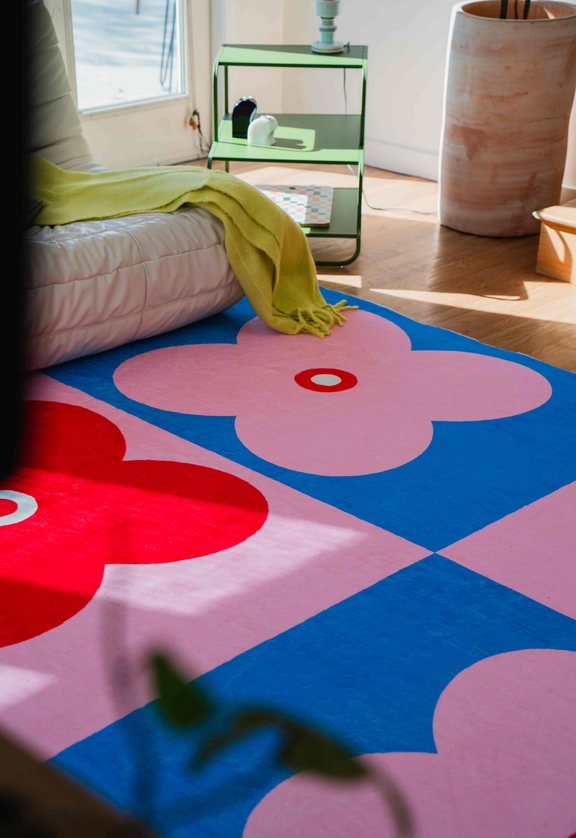 Multicolor Four Leaf Clover Rug – Lany Space