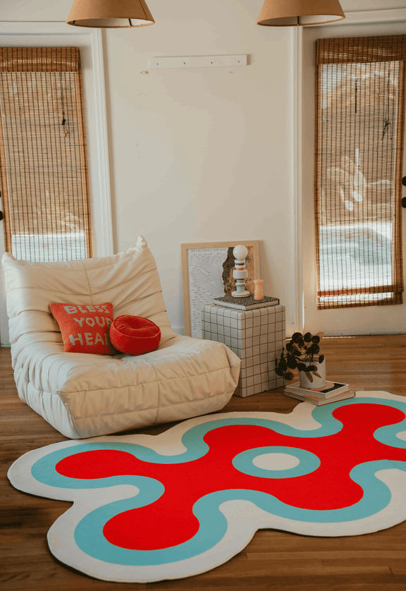 Johann Banta Irregular Coral Rug – Lany Space