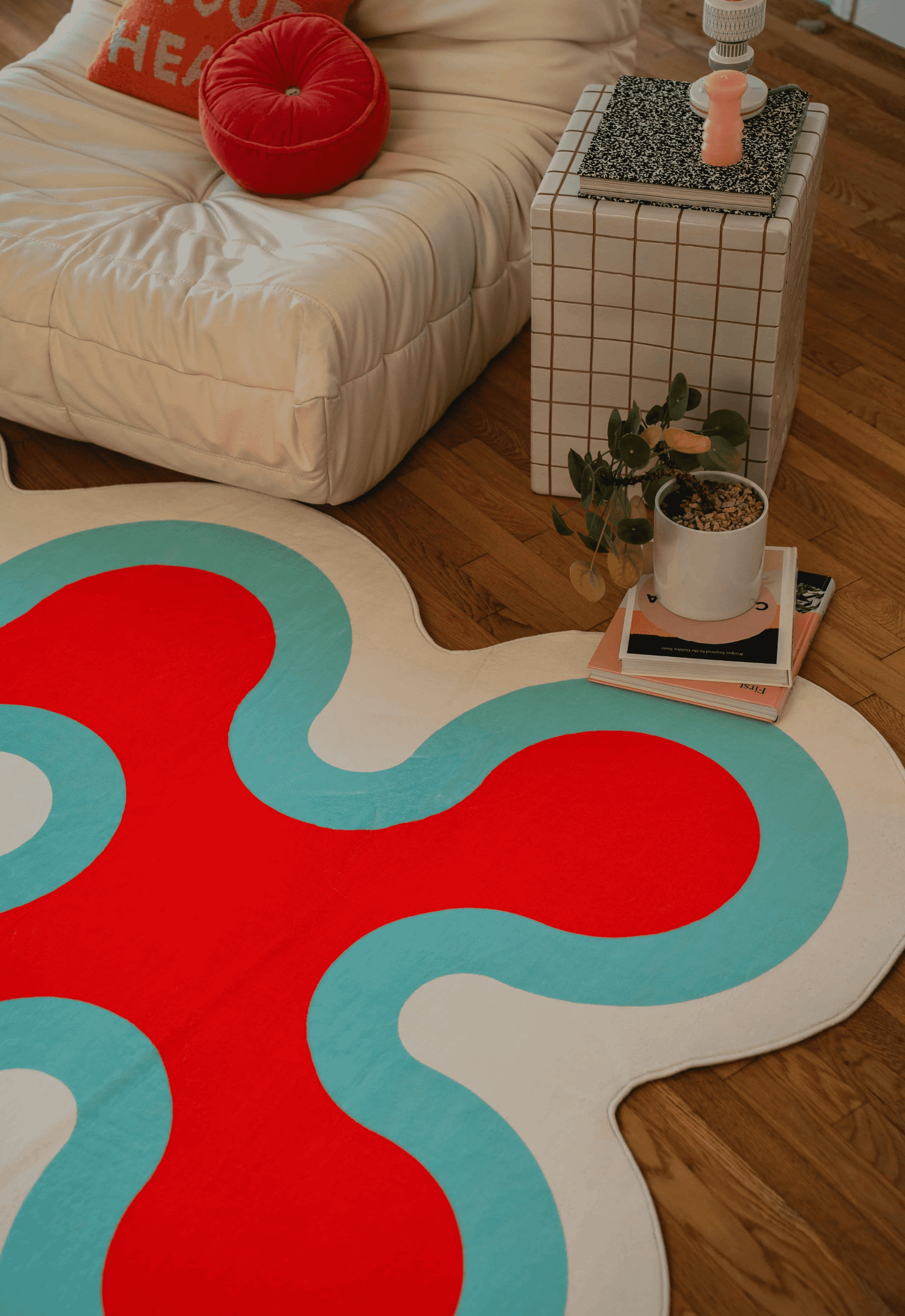 Johann Banta Irregular Coral Rug – Lany Space