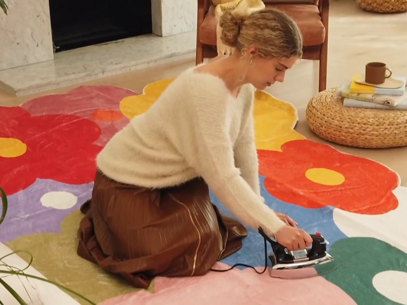 Shop LanySpace Pixel Multicolor Checkered Rug – Lany Space